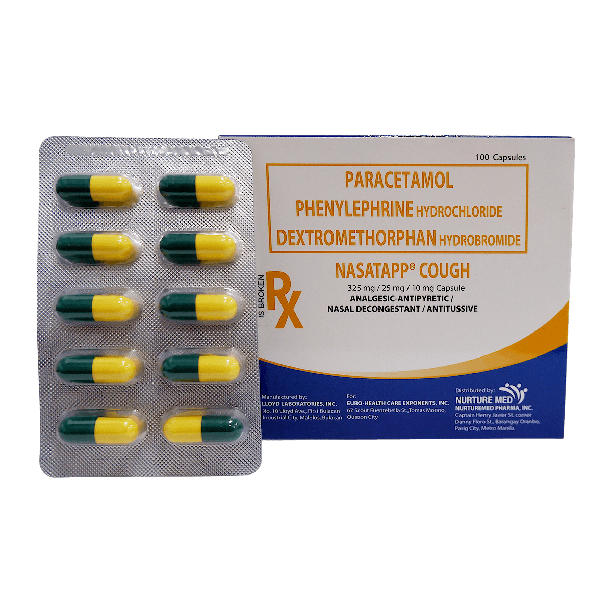 NASATAPP COUGH Paracetamol / Phenylephrine Hydrochloride ...